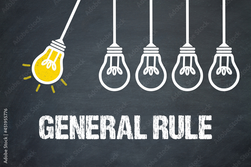 General Rule Stock Illustration | Adobe Stock