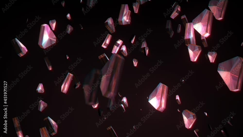Abstract animation 3D red gold triangle seamless loop moving,triangle ...