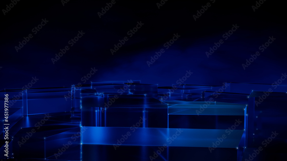 Artificial Intelligence, Quantum Computing Concept with Copy Space ...