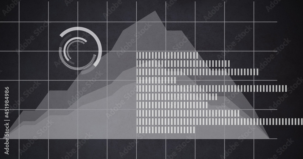 Financial trend in a stacked area chart 4k Stock Illustration | Adobe Stock