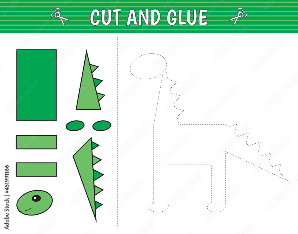Dinosaur Cut Out Shapes
