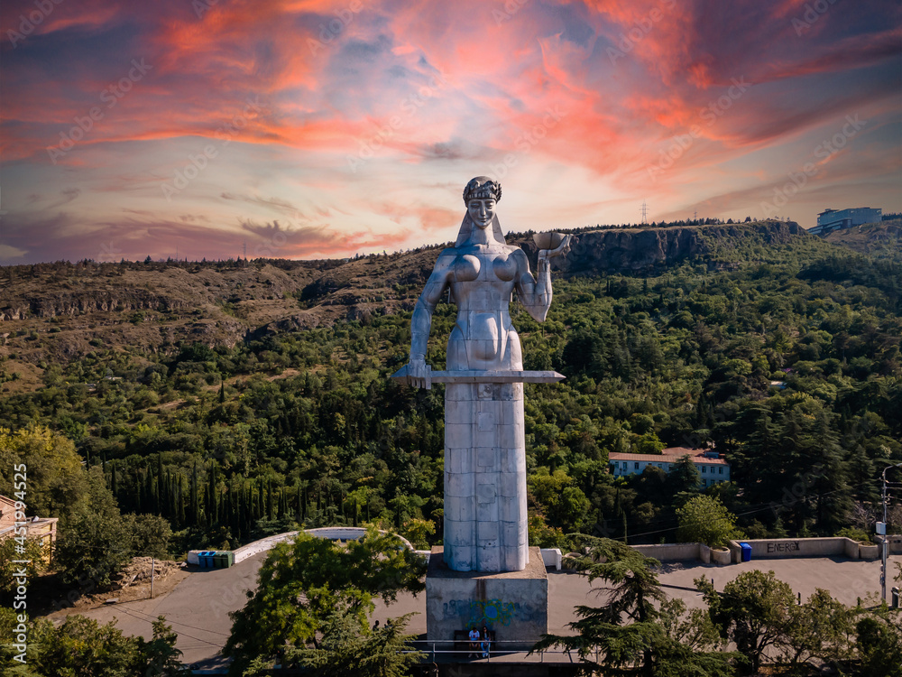 TBILISI, GEORGIA - AUGUST 7, 2021: Kartlis Deda (Mother of Georgia ...