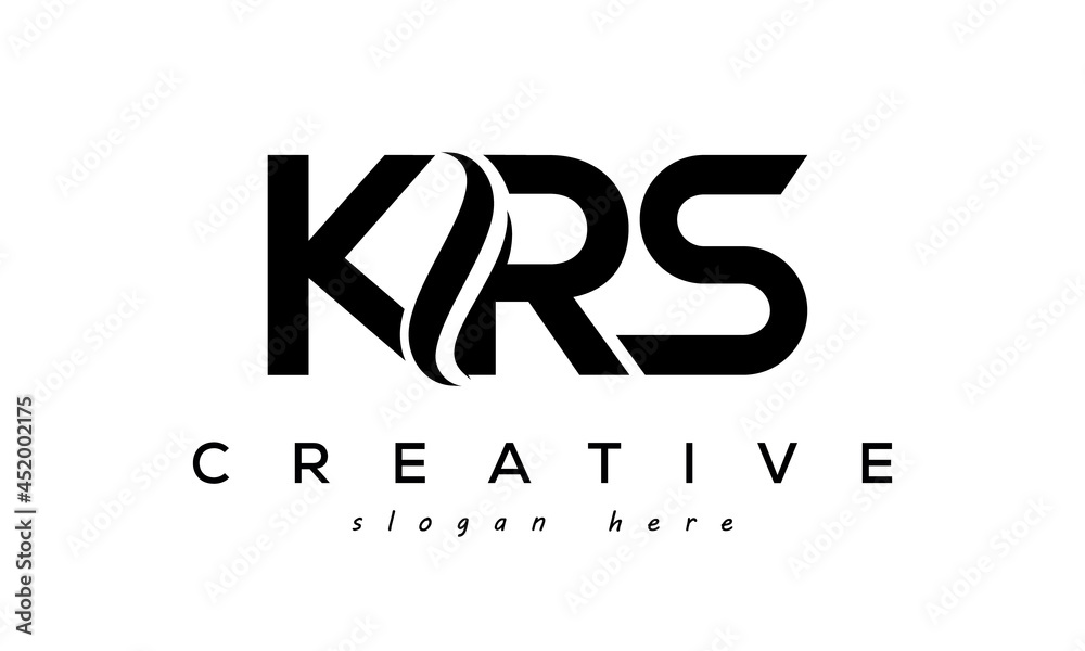 Letter KRS creative logo design vector Stock Vector | Adobe Stock