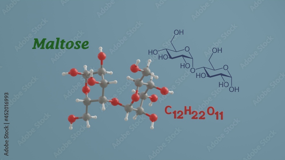 Maltose reducing sugar disaccharide science chemical structure and ...