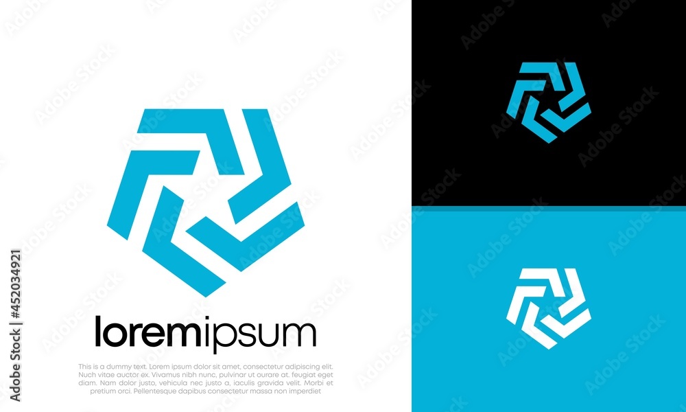 Innovative high tech star logo template. Technology Logo. Hexa Tech ...
