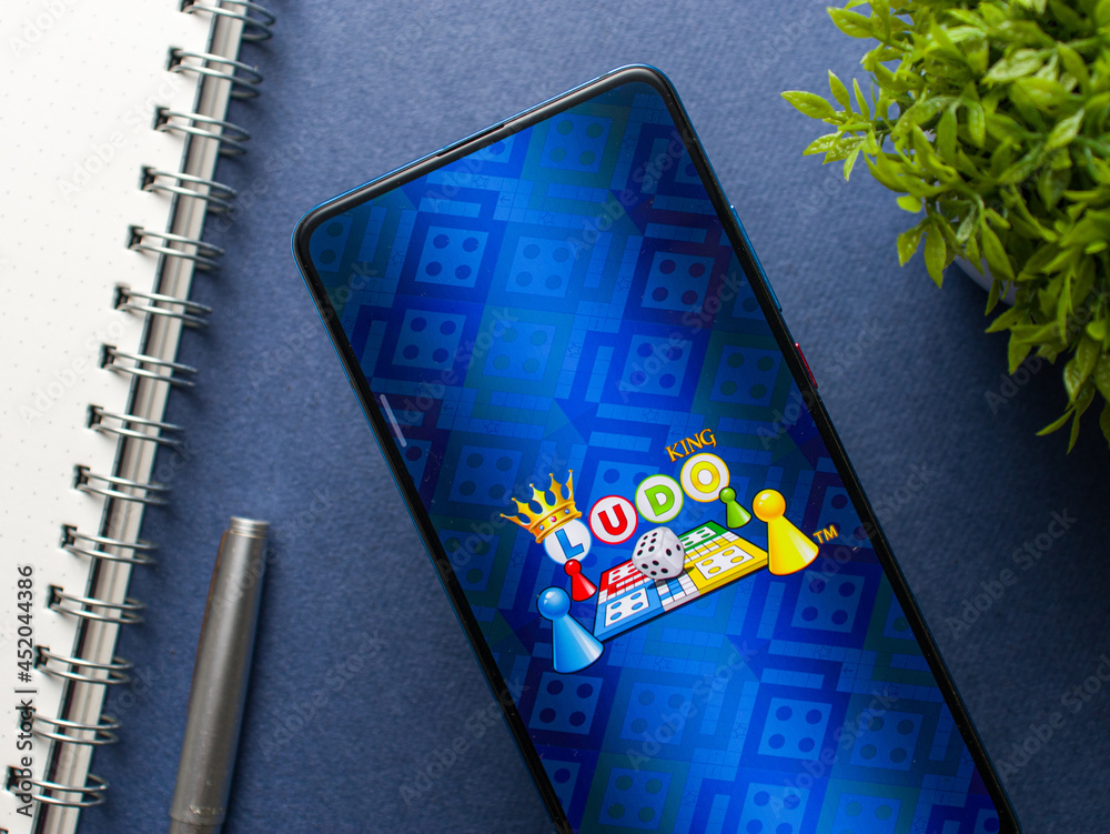 Assam, india - May 23, 2020 : Ludo king. A game adopting the indian ...