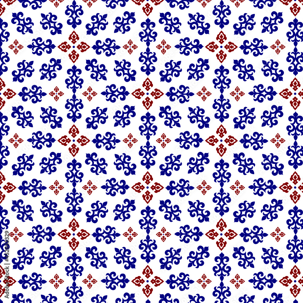 Asian and South Asian Textile Design Stock Vector | Adobe Stock