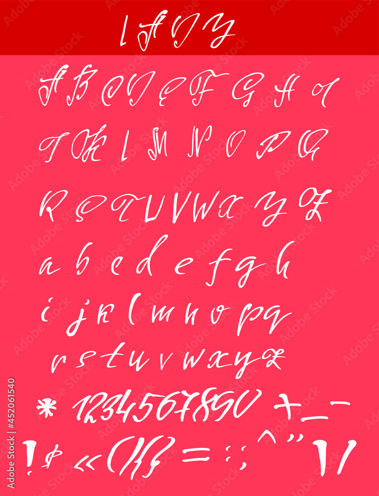 Amazing Vector Fonts Design and Modern Font Vector Design Stock Vector ...