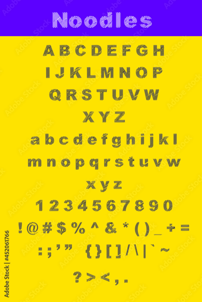 Amazing Vector Fonts Design and Modern Font Vector Design Stock Vector ...