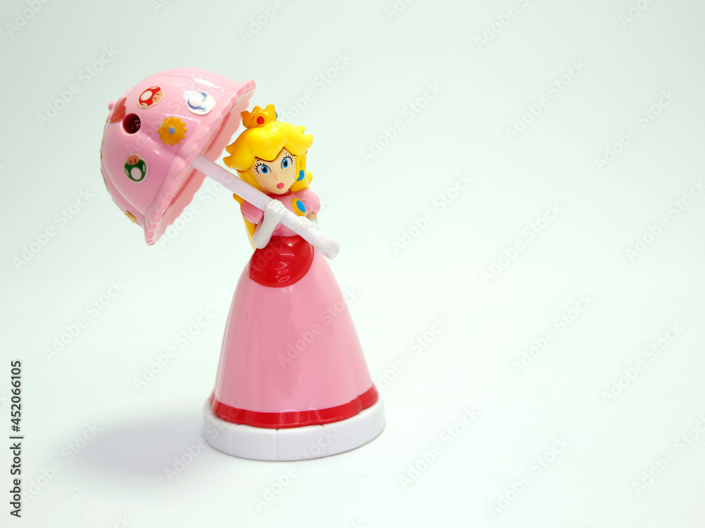 Princess Peach. Toadstool. Super Mario Bros. MacDonal's Happy Meal Toys ...