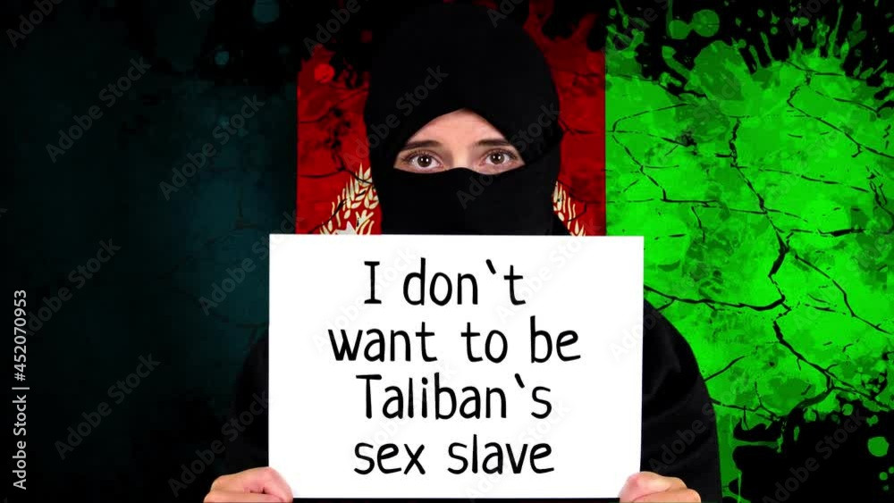 Afghanistan Protest For Afghanistan Tagline View Of Sign I Dont