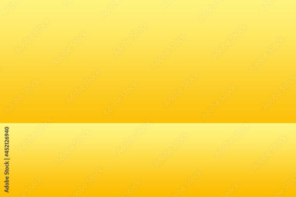 Blank yellow display on vivid summer background with minimal style ...