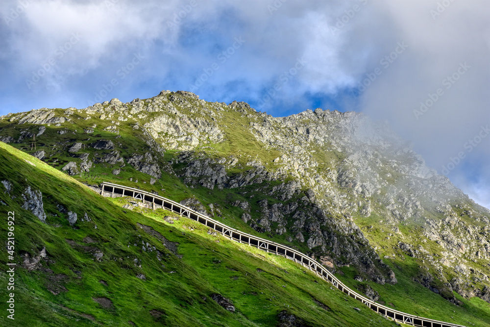 Fotka „Großglockner, Galerie, Hochalpenstraße, Lawinenschutz ...