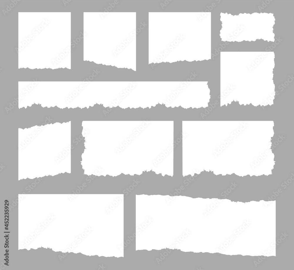 Torn paper. Torn paper shits set. Torn paper vector. Torn paper ... Torn paper. Torn paper shits set. Torn paper vector. Torn paper ...