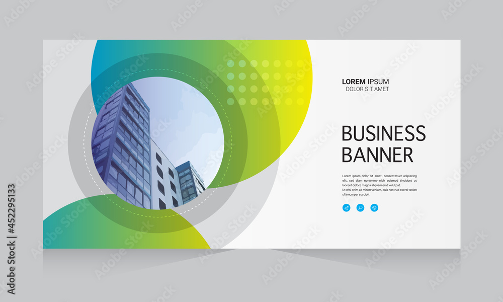 professional corporate business banner design Stock Vector | Adobe Stock