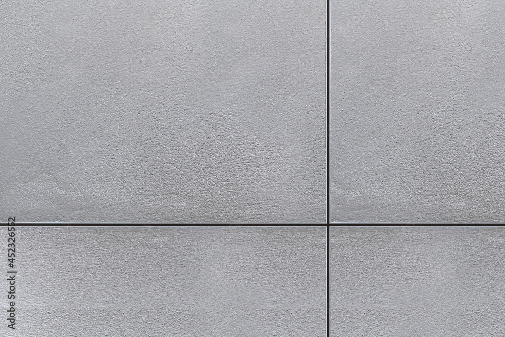 Gray Concrete tiles, abstract cement wall, and studio room, interior ...