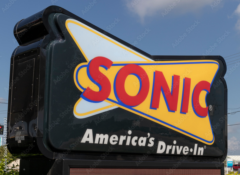 Sonic Drive-In Fast Food Location. Sonic is a Drive-In Restaurant Chain ...
