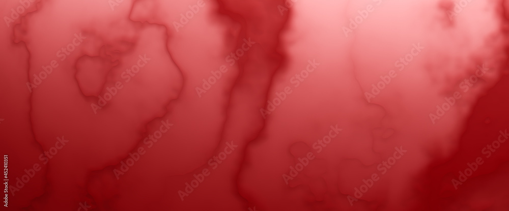 Blood vessels of the body, close-up. The red blood vessel of a human ...