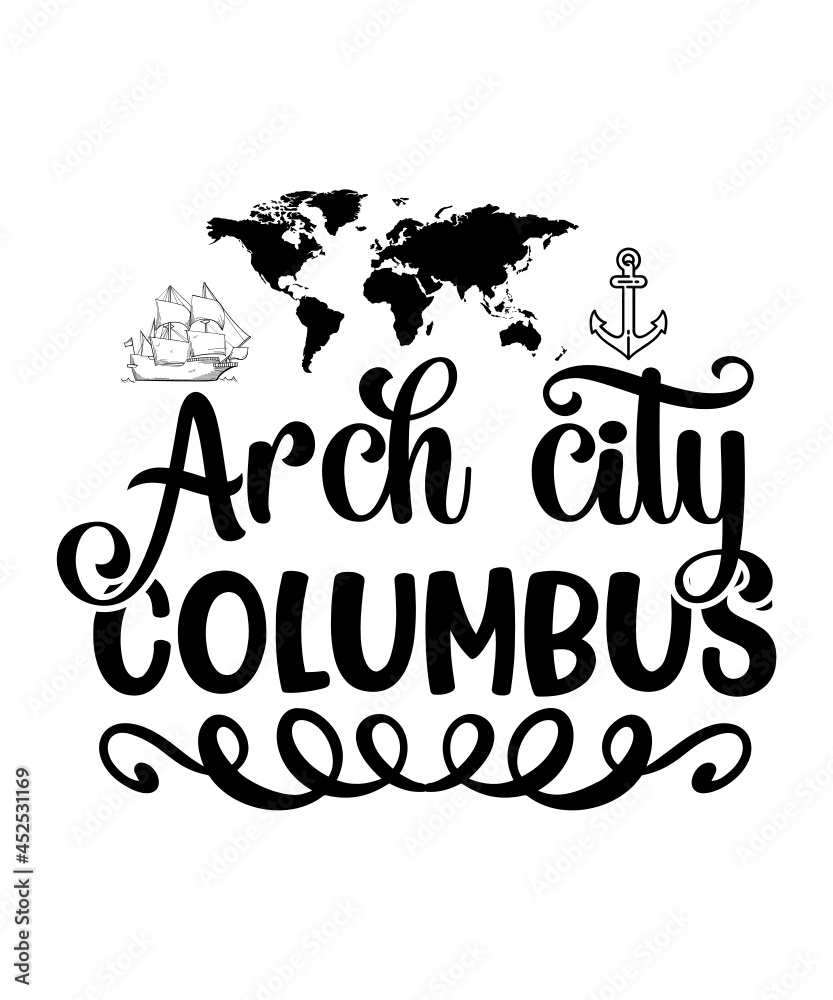 Vektorová grafika „Columbus svg, Columbus svg bundle, Columbus nhl svg ...