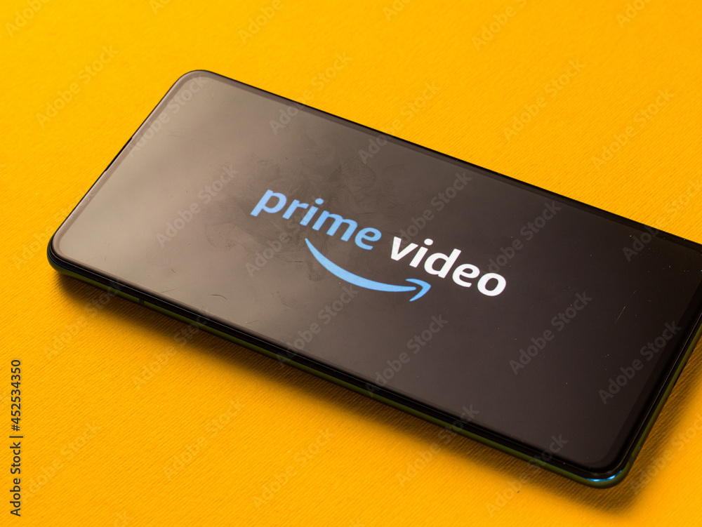 Prime videos - a video streaming service photographed for stock. sunday ...