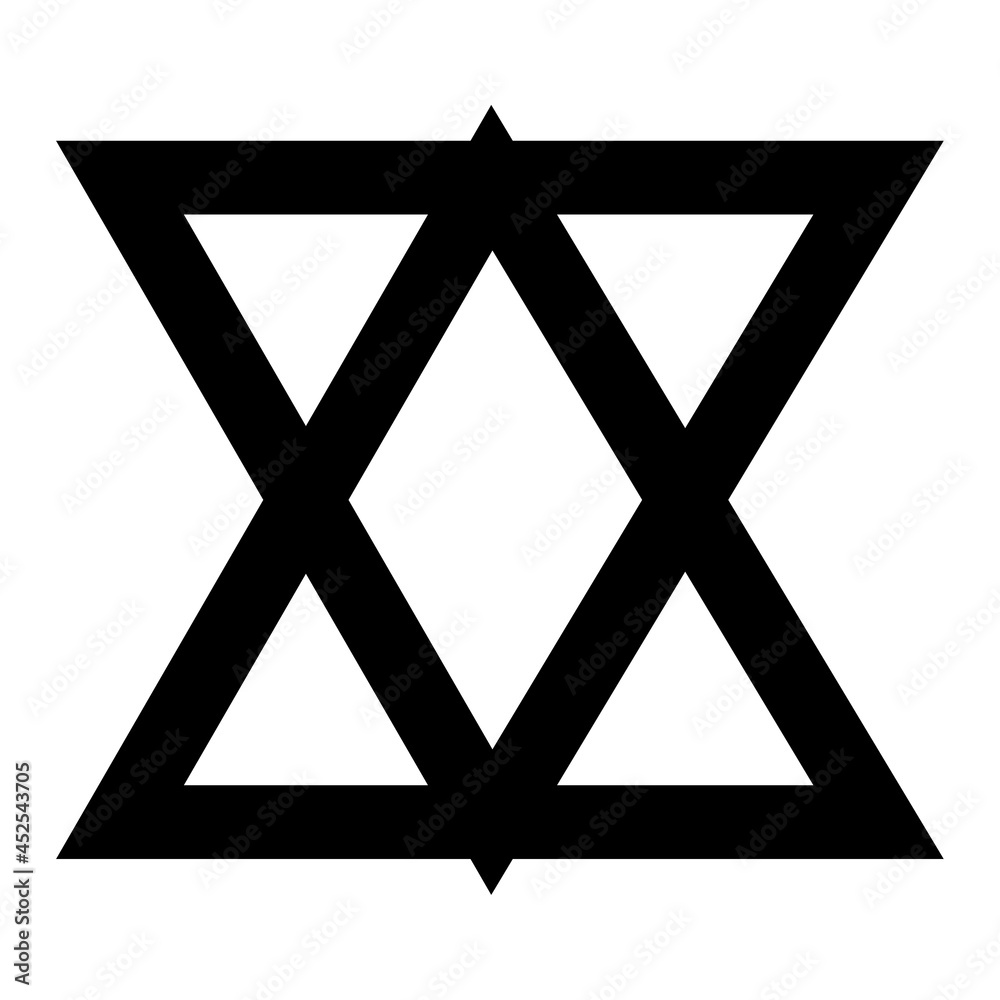 Vector illustration of a back and forth triangle logo, or a combination ...