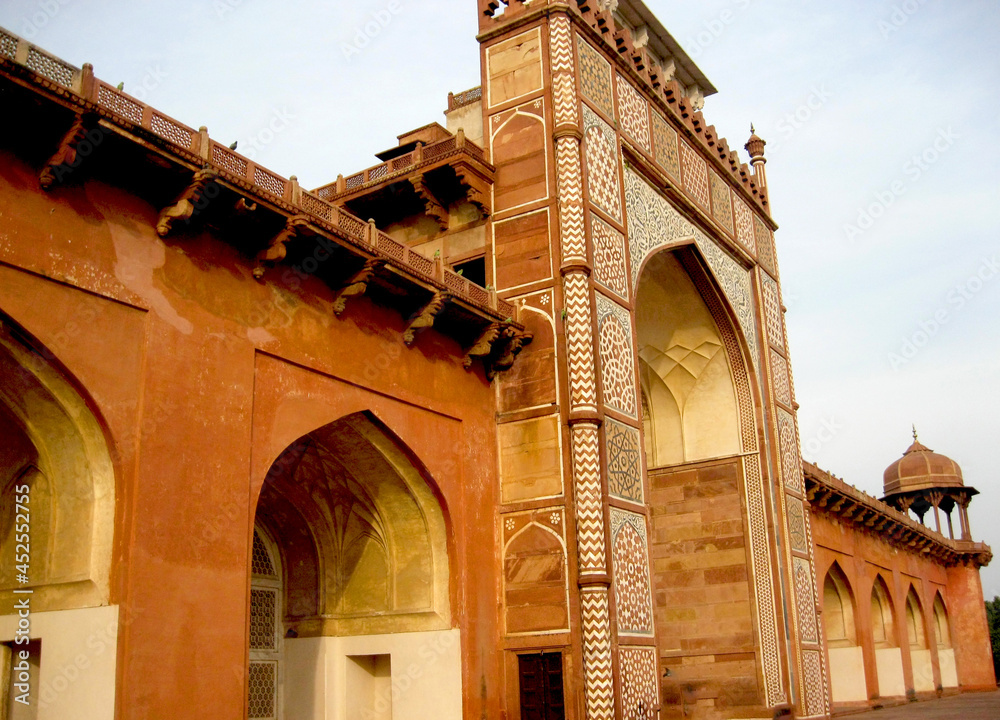 A picture of the Sikandra fort, which is famous for Mughal heritage and ...