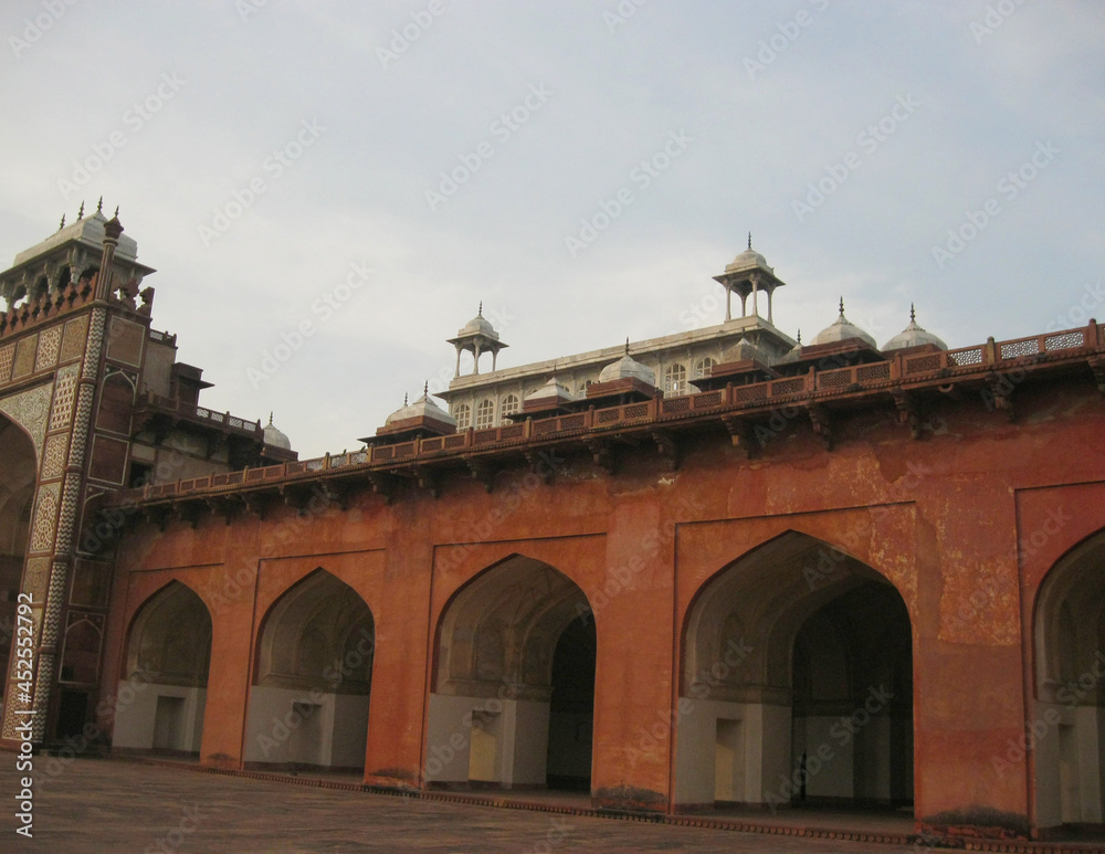 A picture of the Sikandra fort, which is famous for Mughal heritage and ...