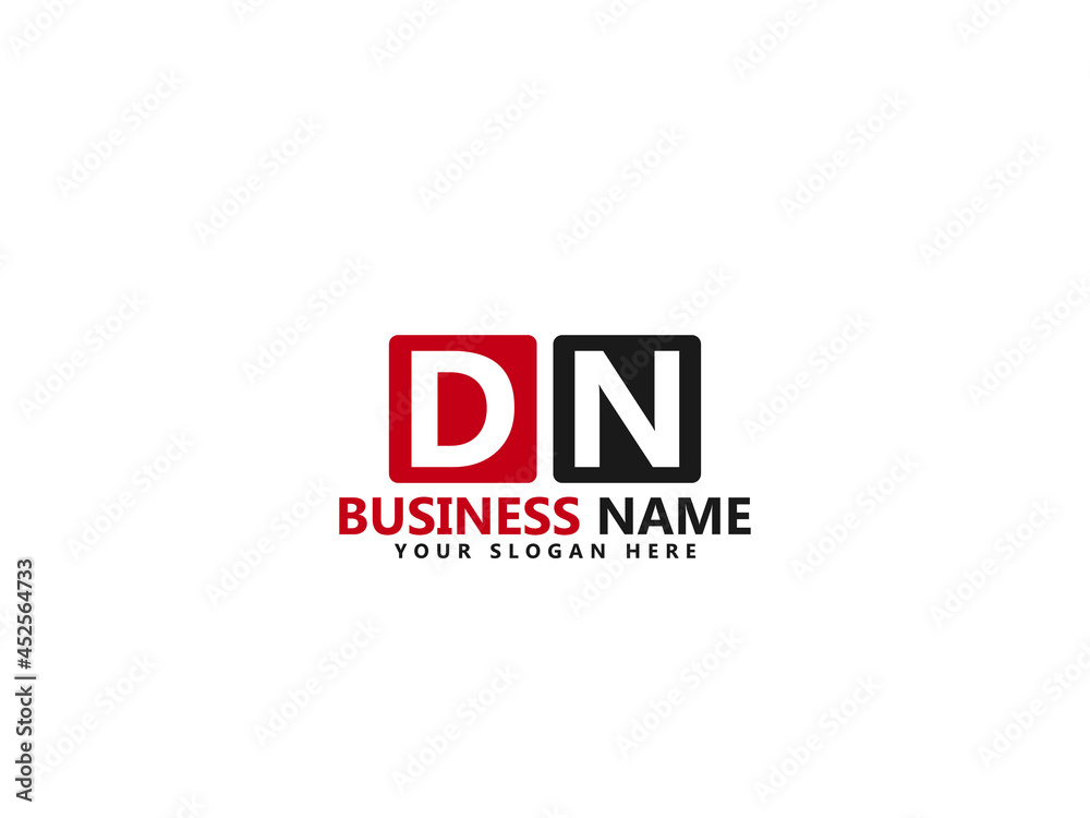 Letter DN logo, dn logo icon design vector for all kind of use Stock ...