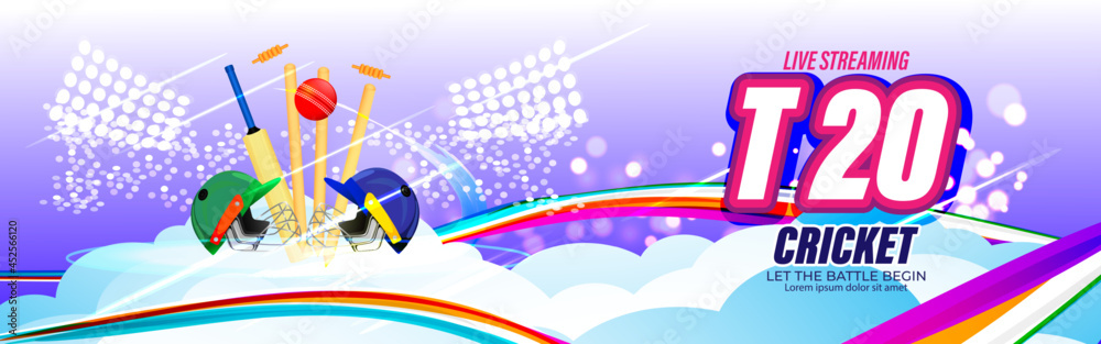 ICC Men's T20 World Cup cricket championship abstract background. Stock ...