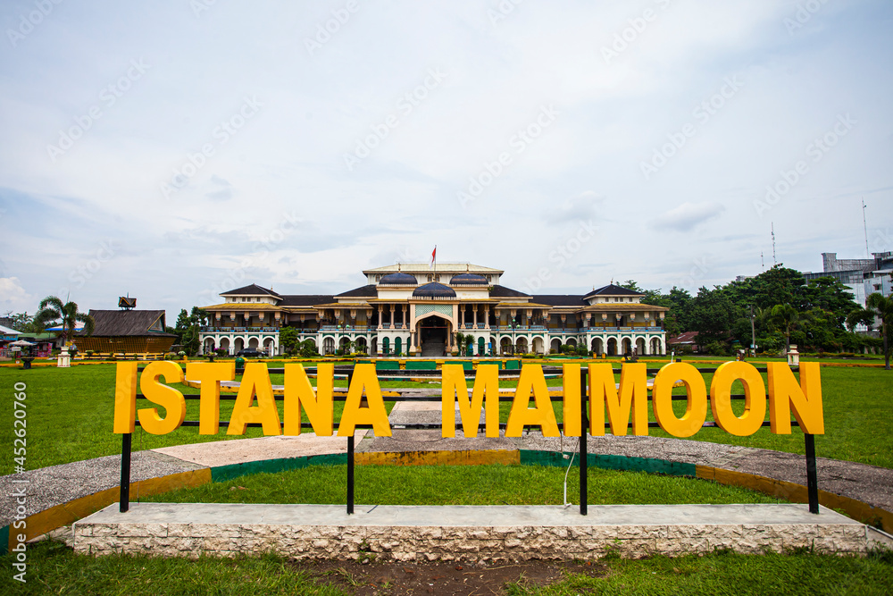Maimun Palace (Istana Maimoon) is the palace of the Deli Sultanate ...