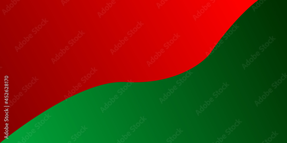 red and green flag Stock Vector | Adobe Stock