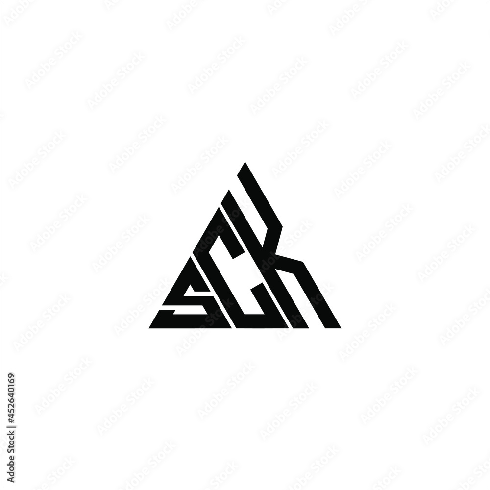 SCK letter logo creative design. SCK unique design Stock Vector | Adobe ...