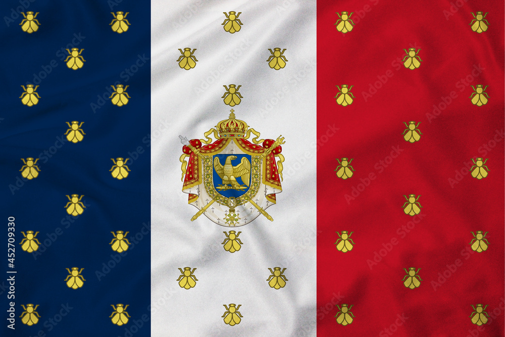 Imperial Standard of Napoleon III - realistic rendering with texture ...