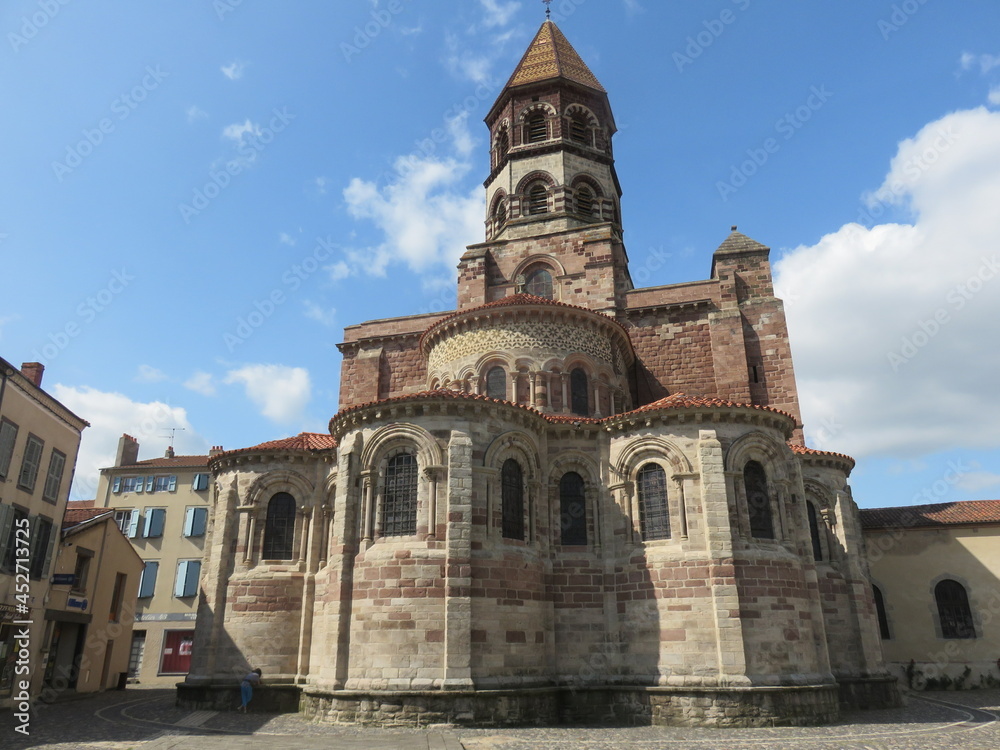 Cathédrale de Brioude, Haute-Loire, Auvergne, France, 100 Plus Beaux ...