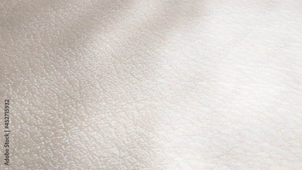 Acne reduction. 3D animation showing human skin surface with inflamed ...