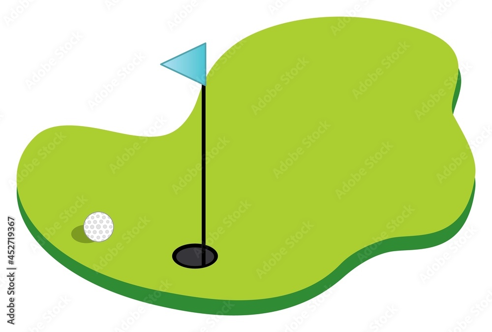 Putting Green Clip Art