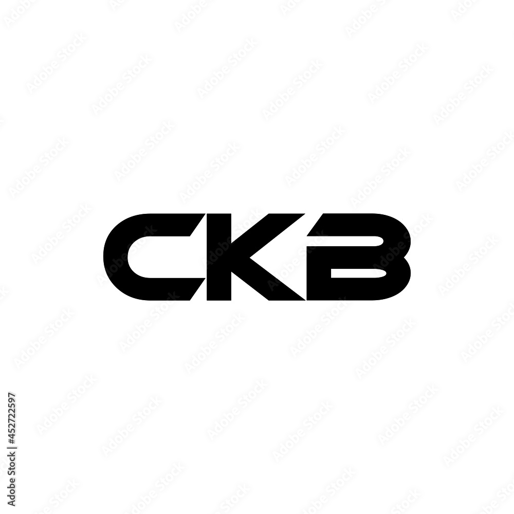 CKB letter logo design with white background in illustrator, vector ... CKB letter logo design with white background in illustrator, vector ...