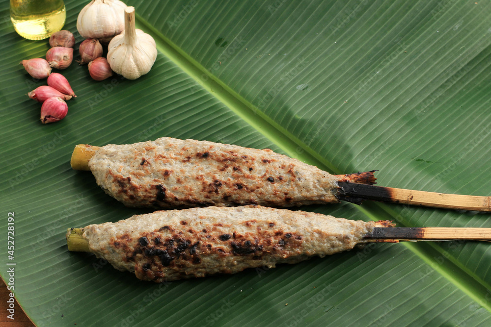 Sate Bandeng: Traditional Cuisine from Banten, Indonesia. Sate Bandeng ...