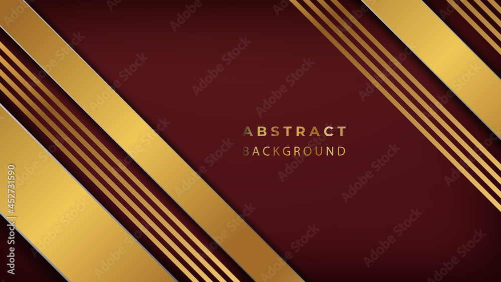 Abstract red and gold background Stock Vector | Adobe Stock