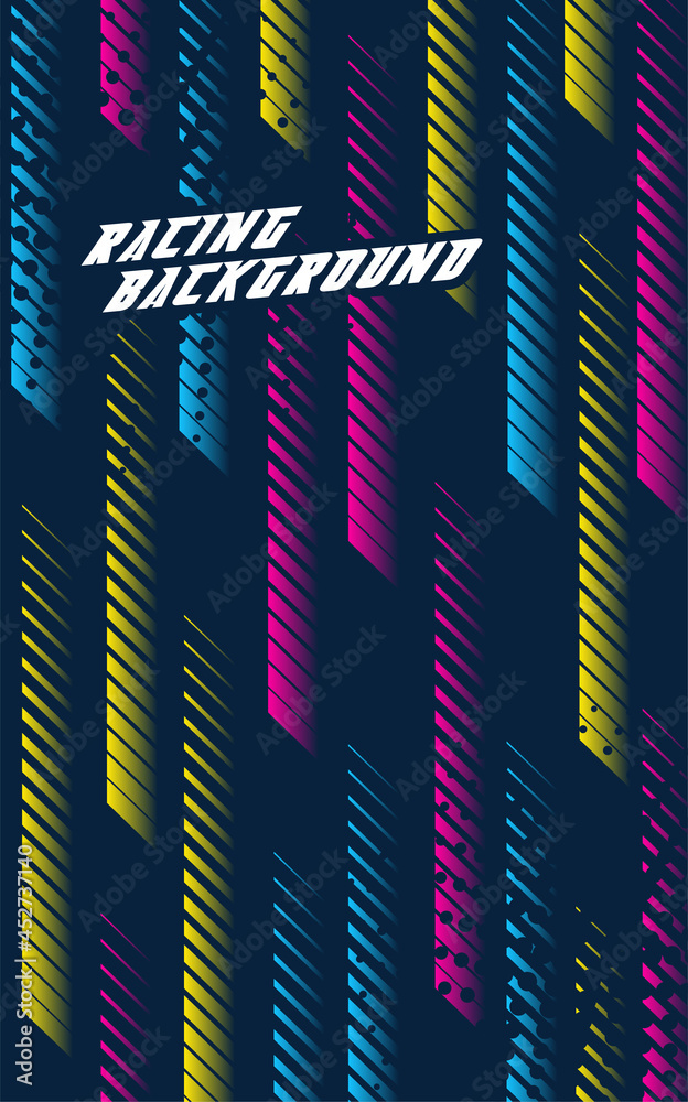 Abstract geometric backgrounds for sports and games. Abstract racing ...