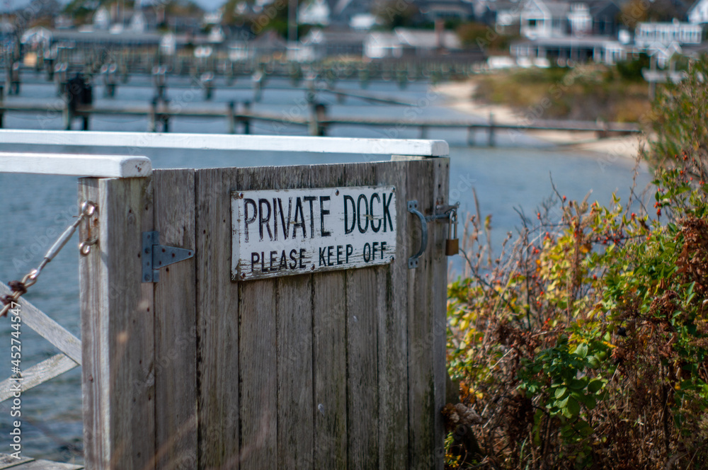 please keep off dock sign Stock Photo | Adobe Stock