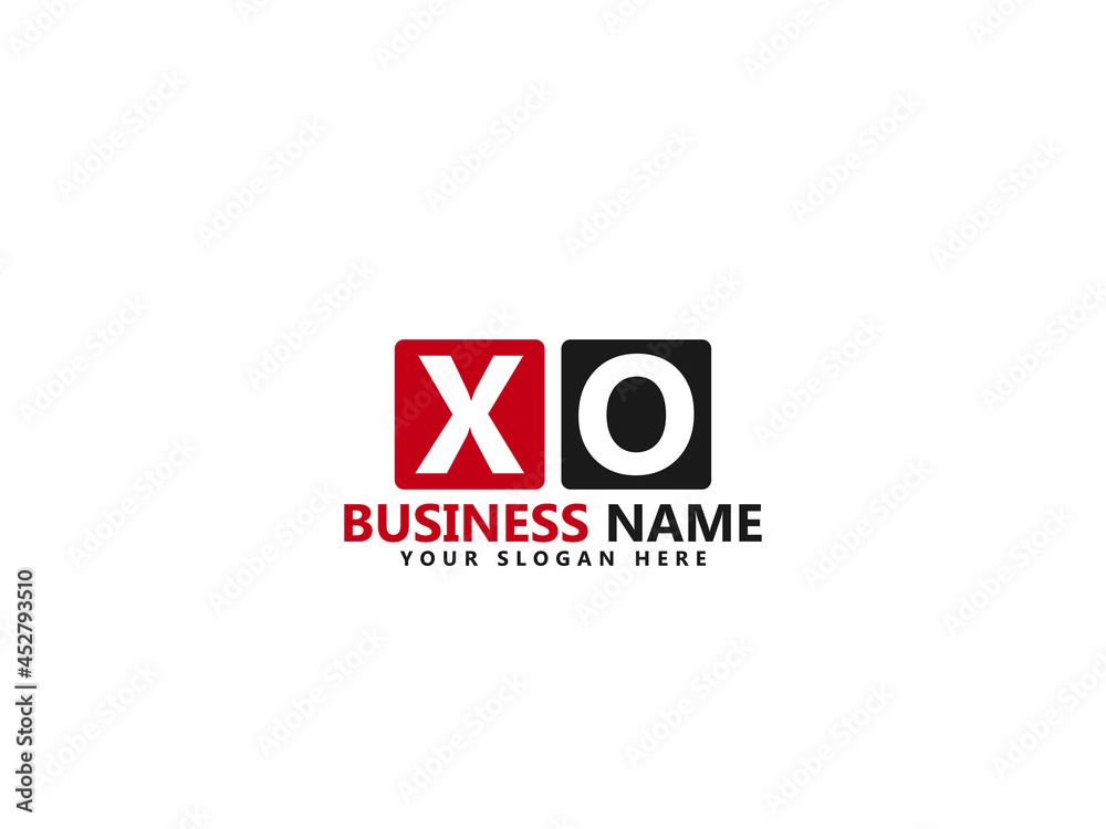 XO X&O Letter Type Logo Image, xo Logo Letter Vector Stock Stock Vector ...