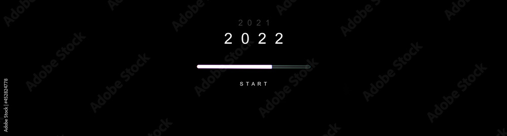 Loading sign on the computer screen, new start concept in 2022 Stock ...