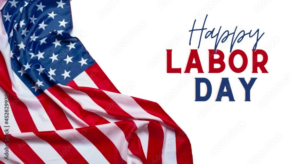 Happy labor day text animation, happy labor day 4k lettering animation ...