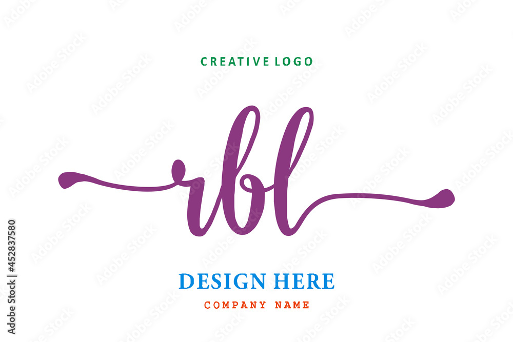 RBL lettering logo is simple, easy to understand and authoritative ...