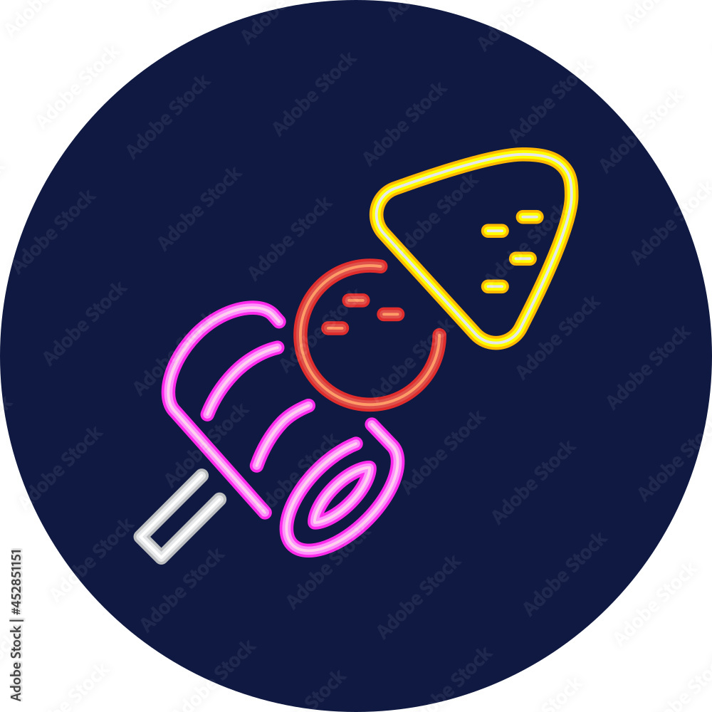 oden neon icon Stock Vector | Adobe Stock