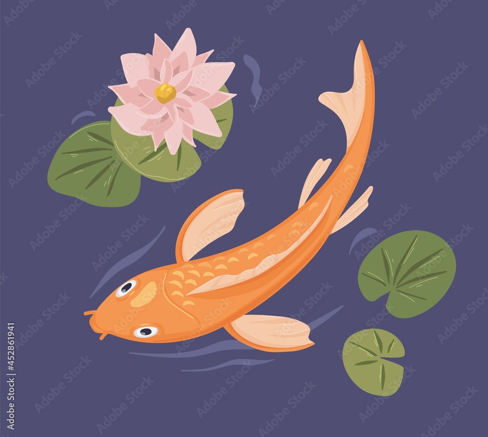 Chinese Goldfish Illustration