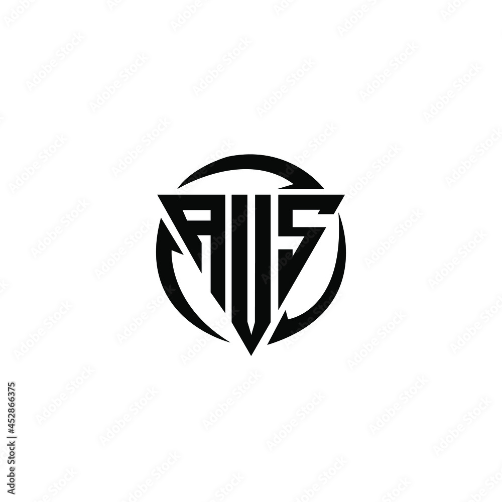 AVS letter logo abstract design. AVS unique design, AVS letter logo ...