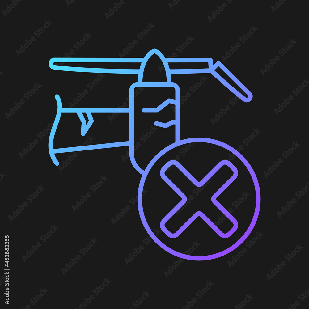 Dont use with cracked details gradient vector manual label icon for ...