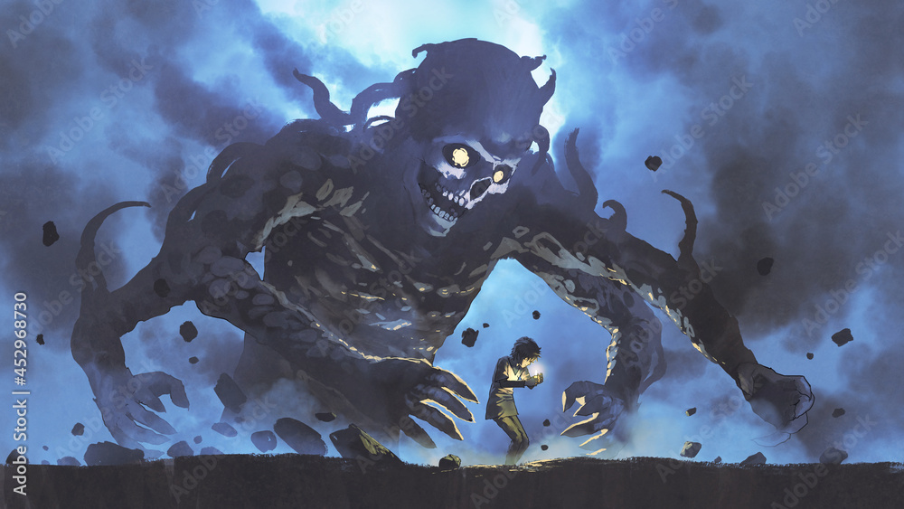 young boy lit the candle without realizing that there was a demon ...